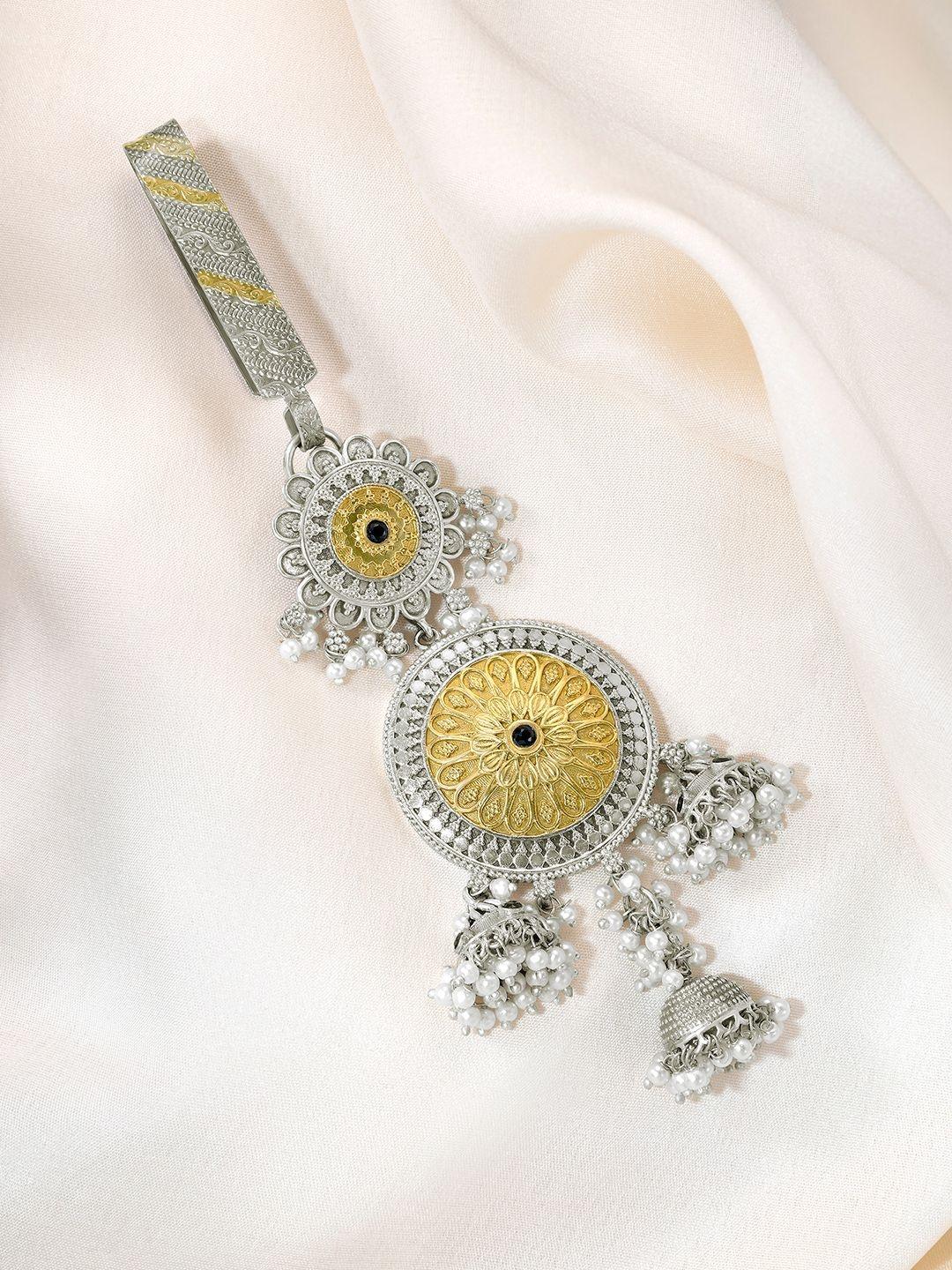Buy Peora Oxidized Waist Belly Kamar Challa Key Chain Jewellery Saree ...