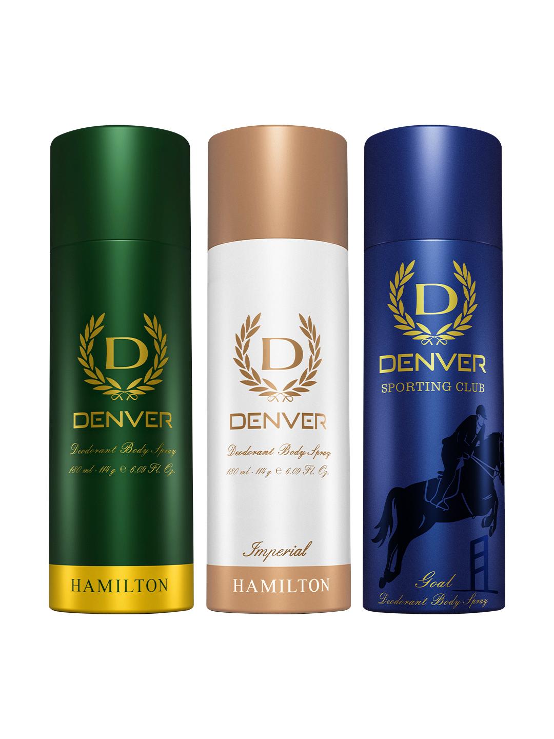 Buy Denver Men Set Of 3 Deodorant Hamilton + Imperial + Sporting Club ...