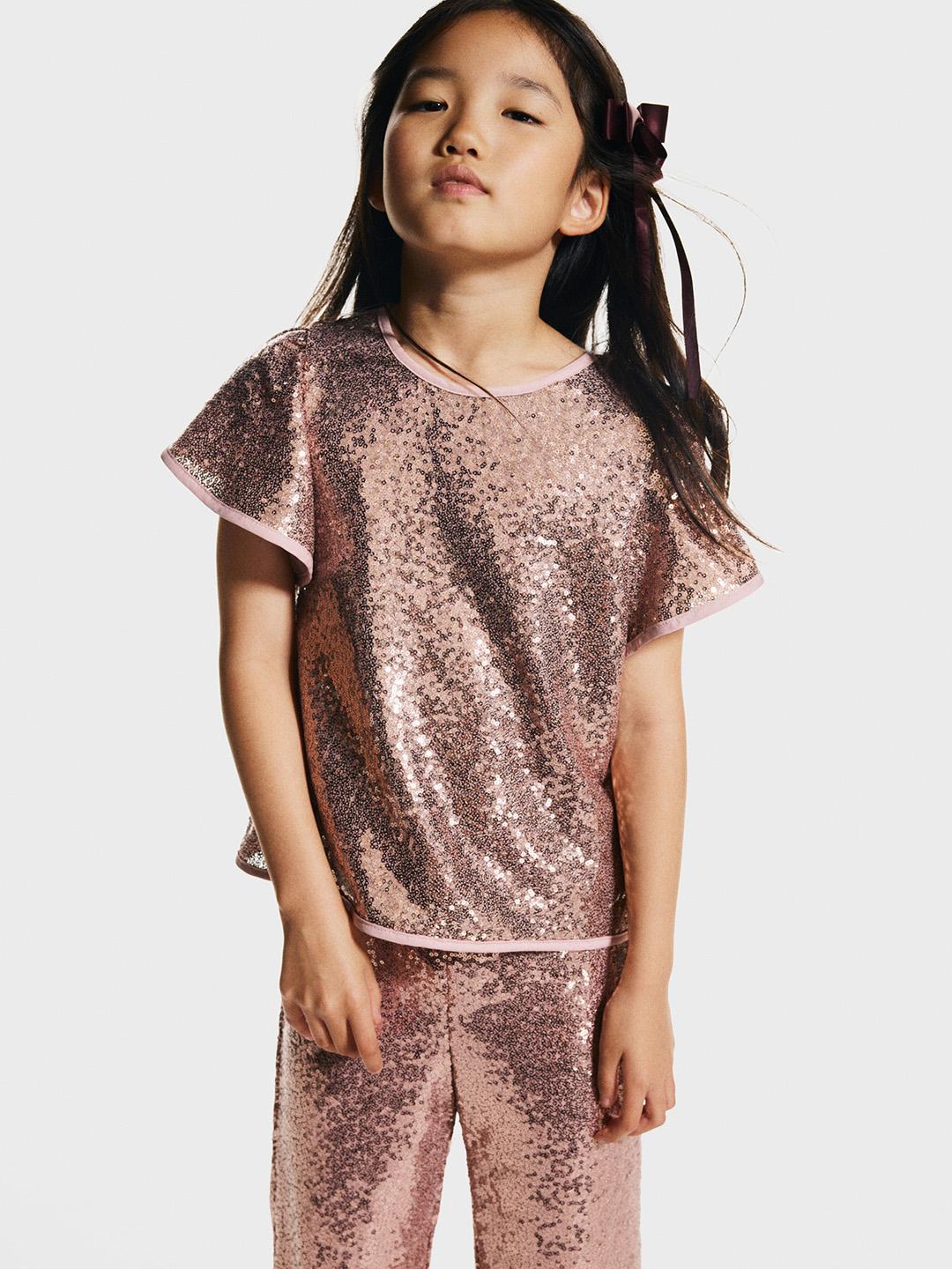 Buy H&M Sequined Top - Tops for Girls 37409956 | Myntra