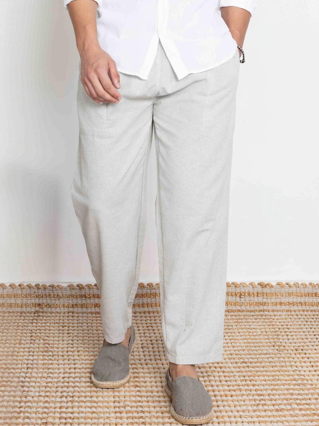 Buy HOPE House Of Pure Eco Men Pure Cotton Breathable Straight Lounge ...