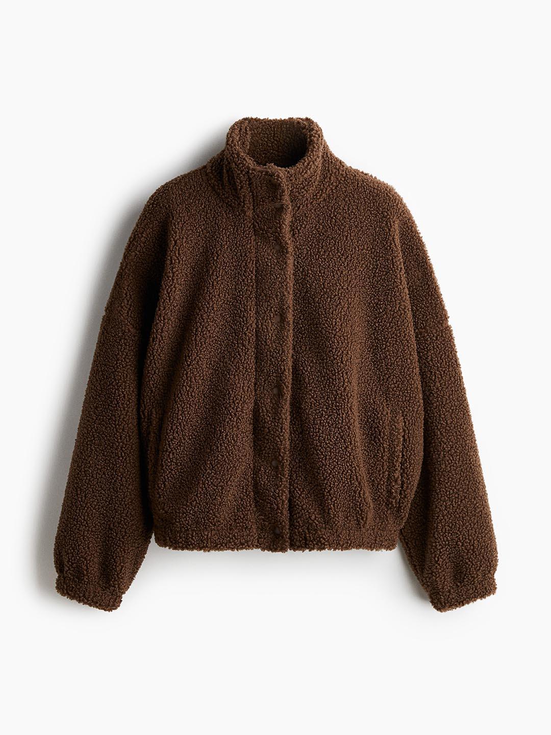 Buy H&M Teddy Jacket - Jackets for Women 37163848 | Myntra
