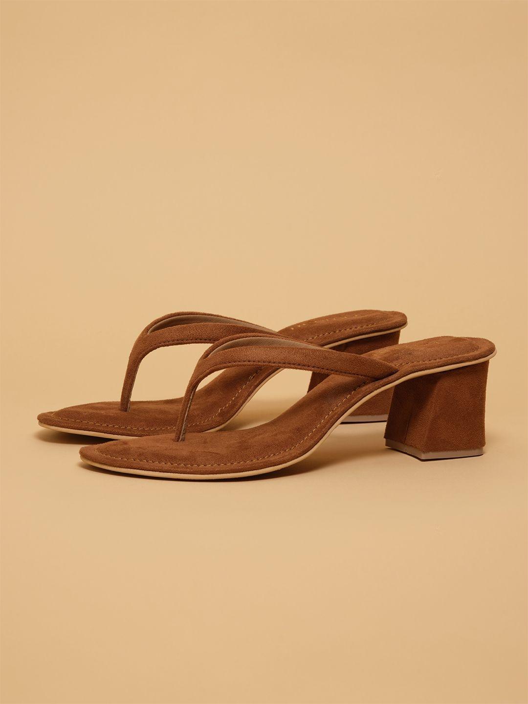 Buy ERIDANI Work Block Sandals - Heels for Women 37522271 | Myntra