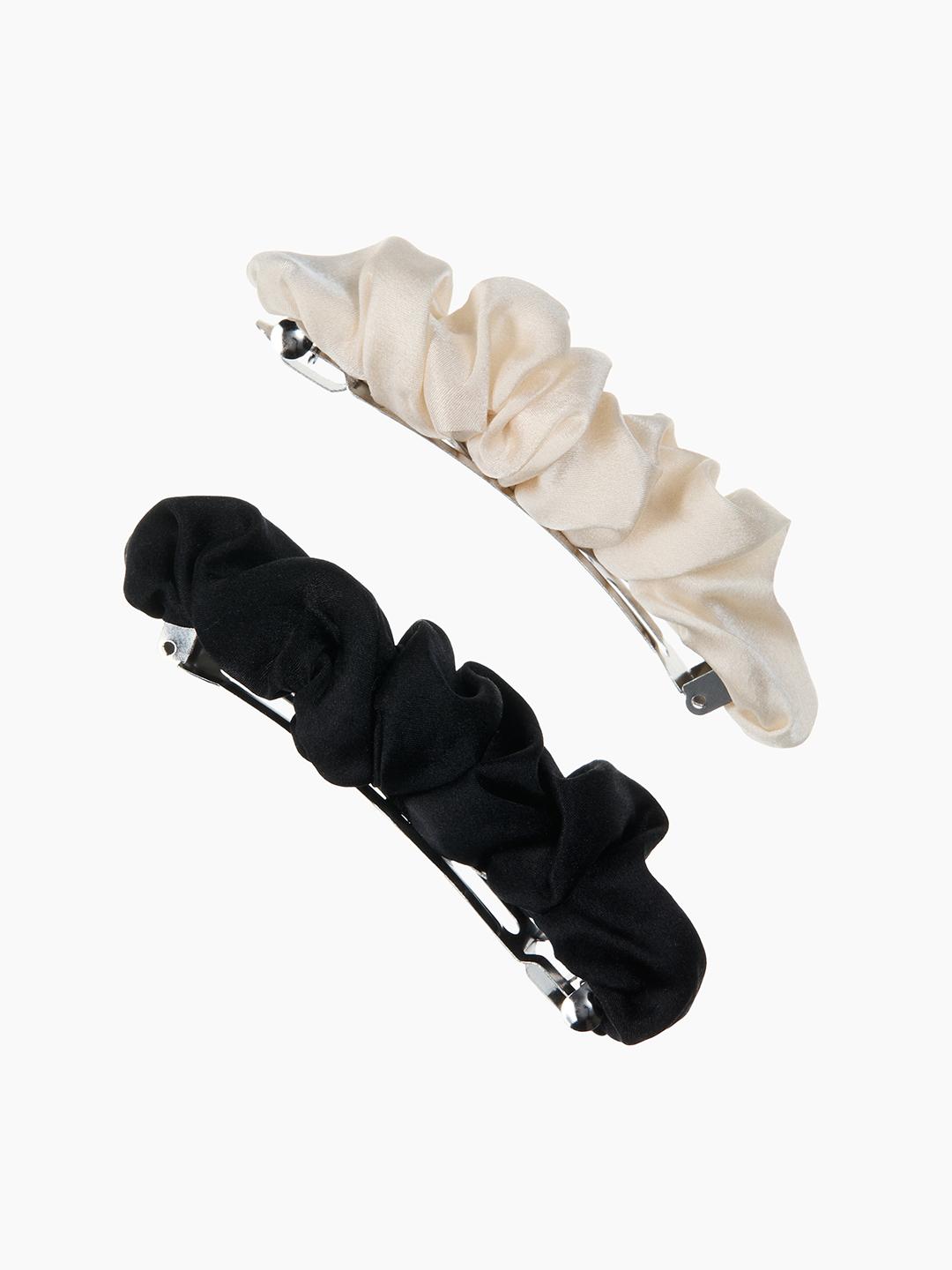 Buy H&M 2 Pack Silk Hair Clips - Hair Accessory for Women 37177775 | Myntra