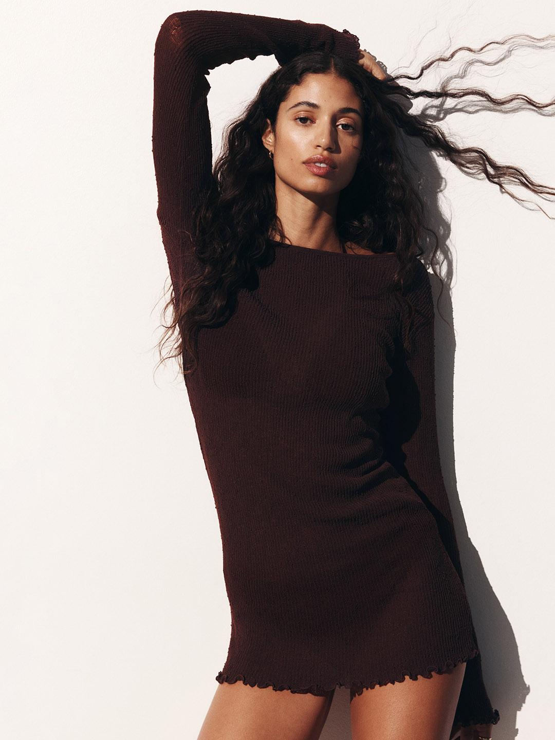 Buy H&M Deep Back Knitted Dress - Dresses for Women 36820845 | Myntra