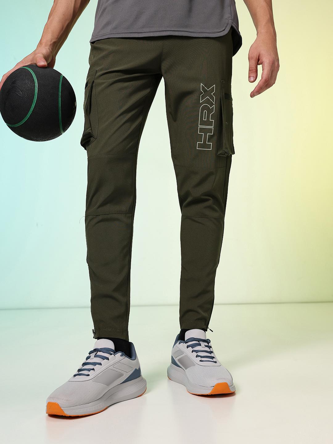 Buy HRX By Hrithik Roshan Men Brand Logo Printed Rapid Dry Training ...