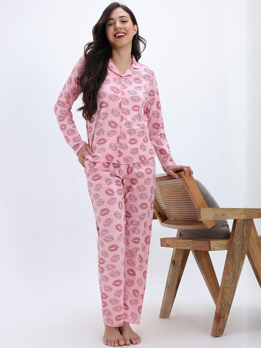 Buy Zivame Women Printed Night Suit - Night Suits for Women 37536343 ...