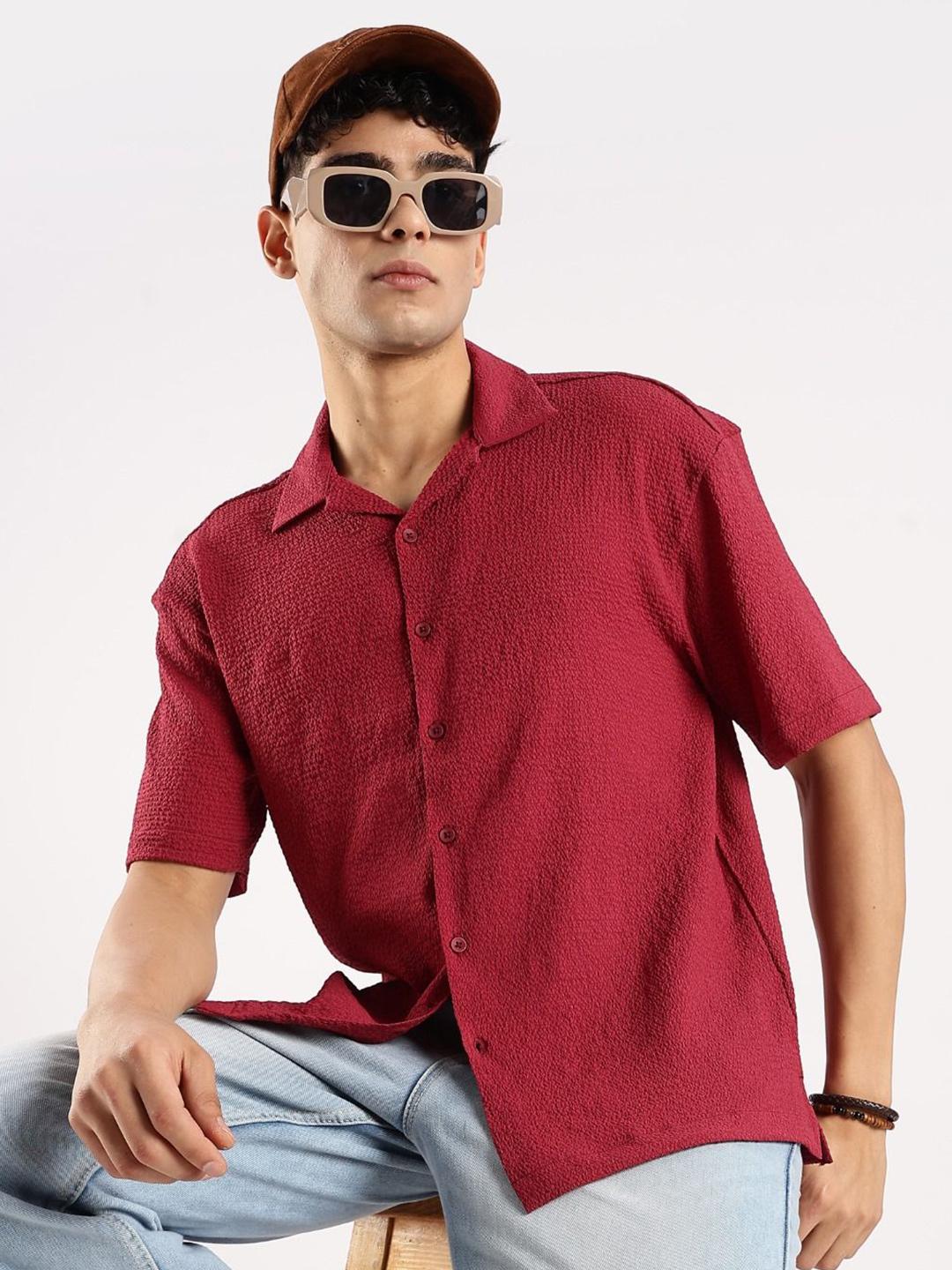 Buy Blu MNKY Men Classic Casual Shirt - Shirts for Men 37540640 | Myntra