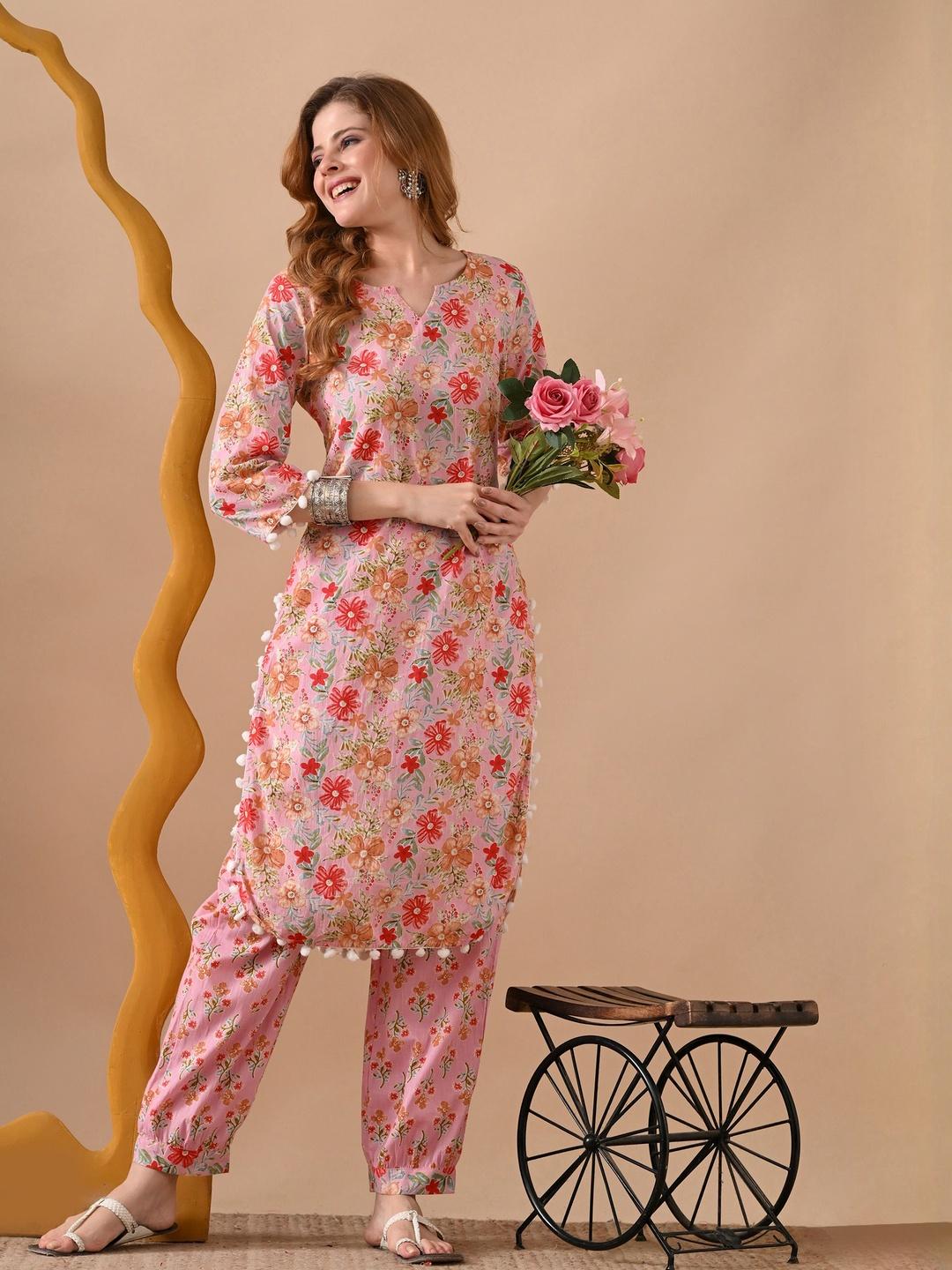 Buy KJFAB Women Pure Cotton - Kurta Sets for Women 37543088 | Myntra