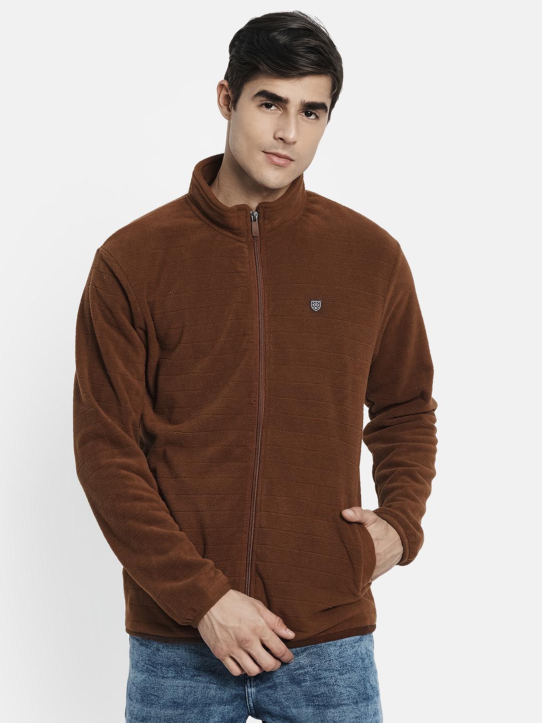 Buy Octave Mock Collar Front Open Sweatshirt - Sweatshirts for Men ...