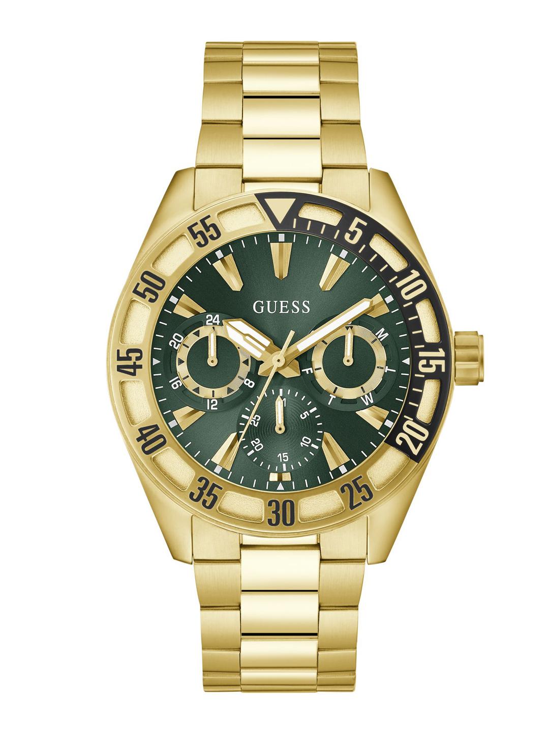 Buy GUESS Men Stainless Steel Bracelet Style Straps Multi Function ...