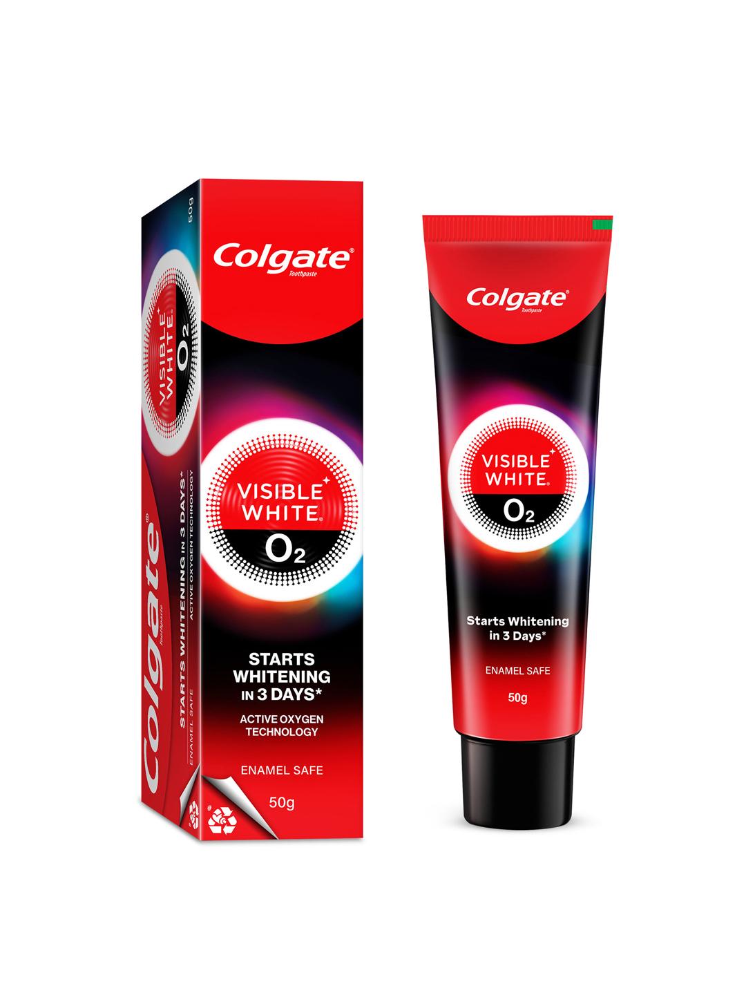 Buy Colgate Visible White O2 Teeth Whitening Toothpaste 50 G ...