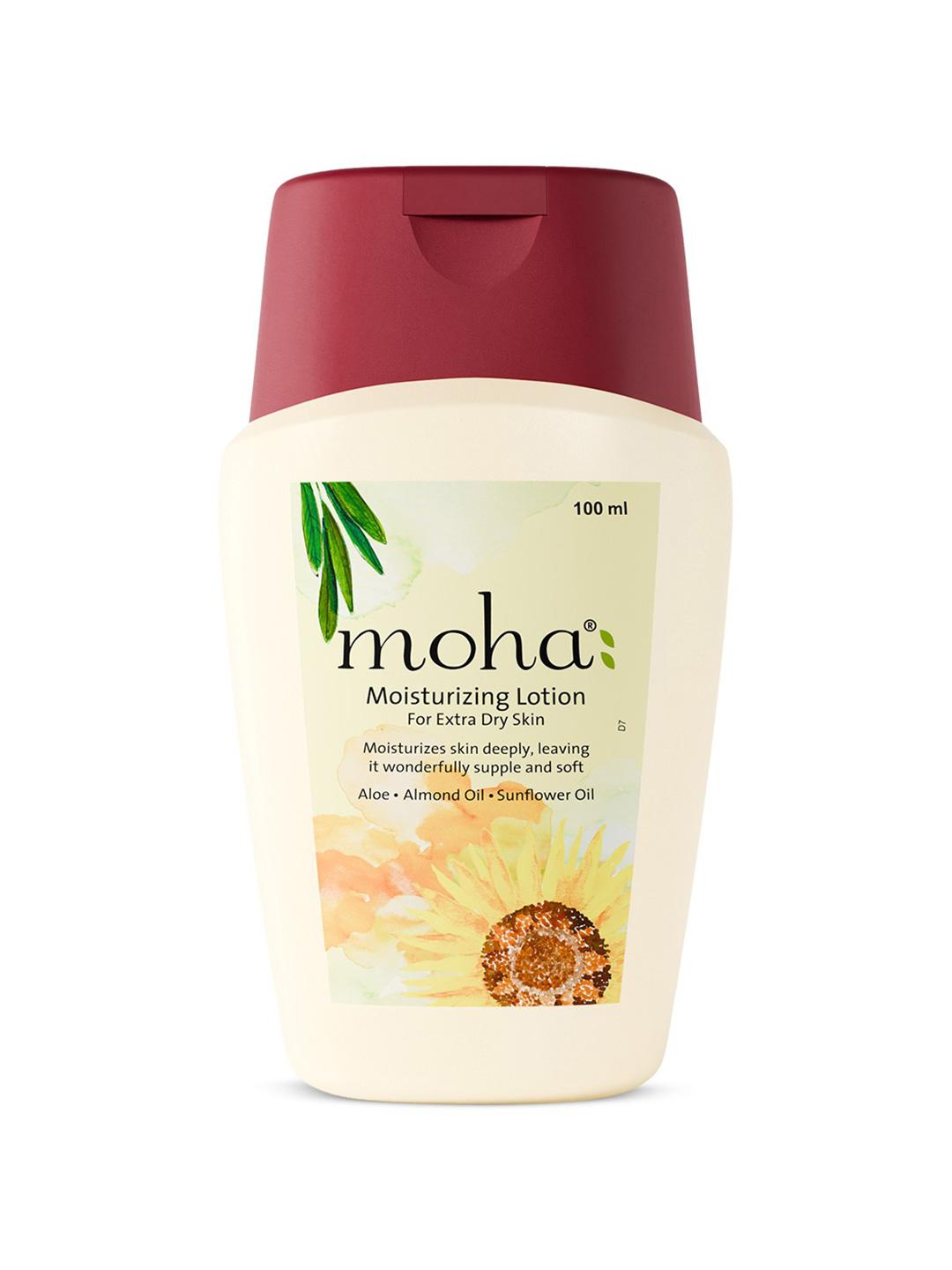 Buy Moha With Aloe Sunflower Oil & Almond Oil Moisturising Lotion 100ml ...