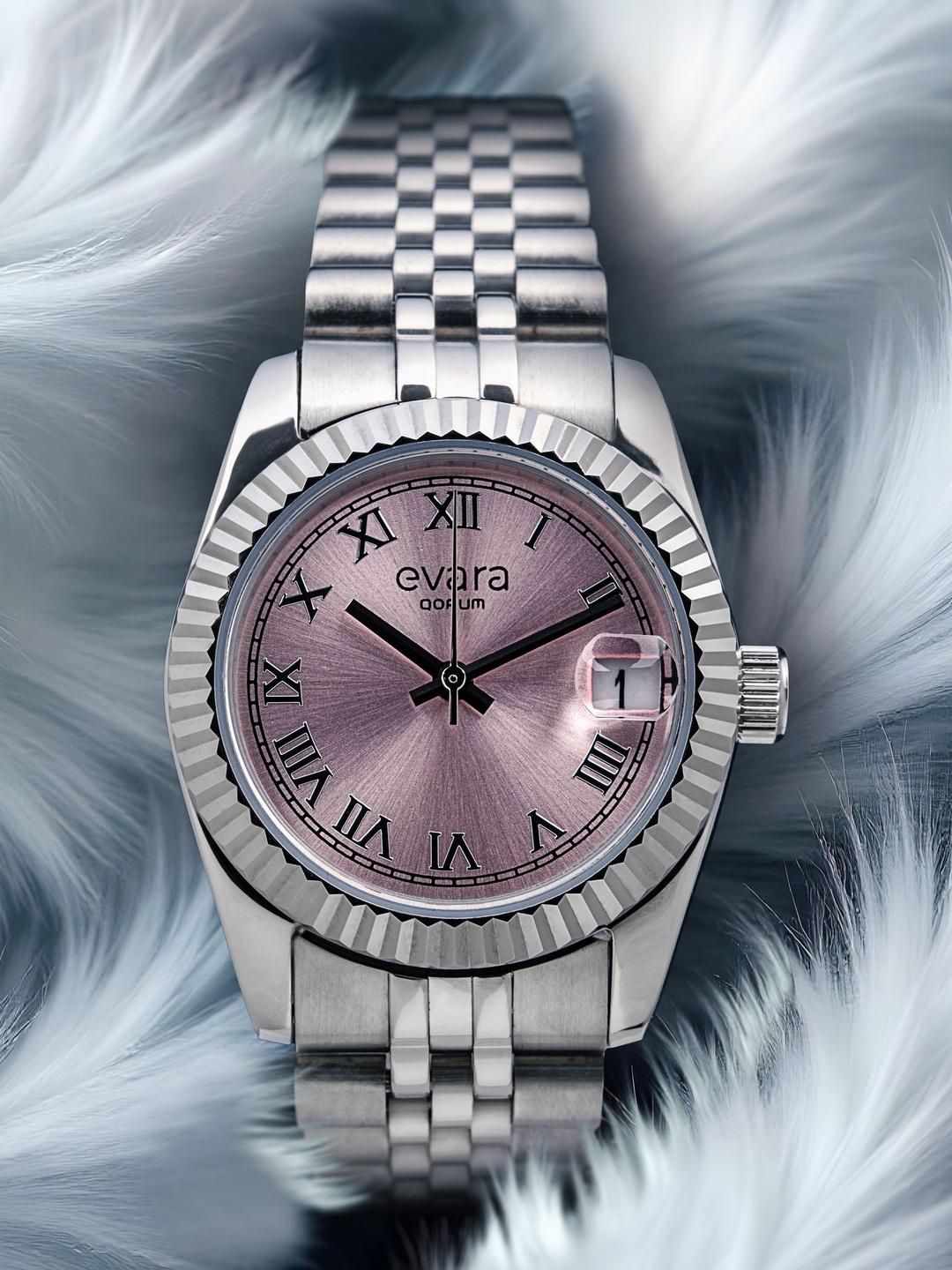 Buy QORUM INDIA Women Bracelet Style Straps Analogue Battery Watch G135 Evara Pink Dial_N ...