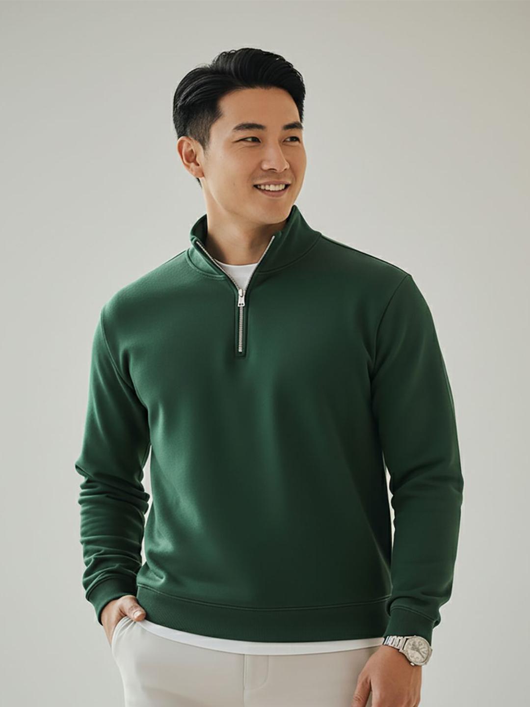 Buy Mast & Harbour High Neck Pullover Fleece Oversized Sweatshirt ...