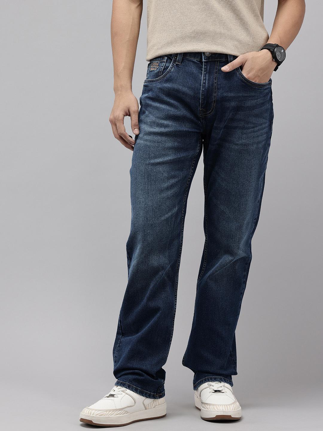 Buy U.S. Polo Assn. Denim Co. Men Harold Slim Straight Fit Embroidered ...
