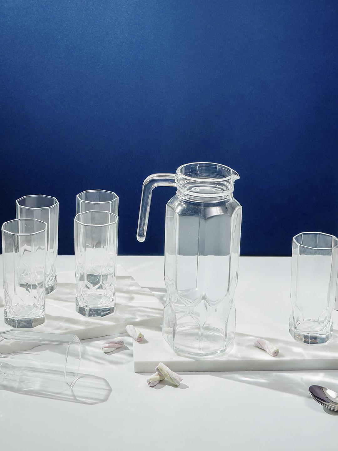 Buy Luminarc International Transparent 7 Pieces Dishwasher Safe Glass ...