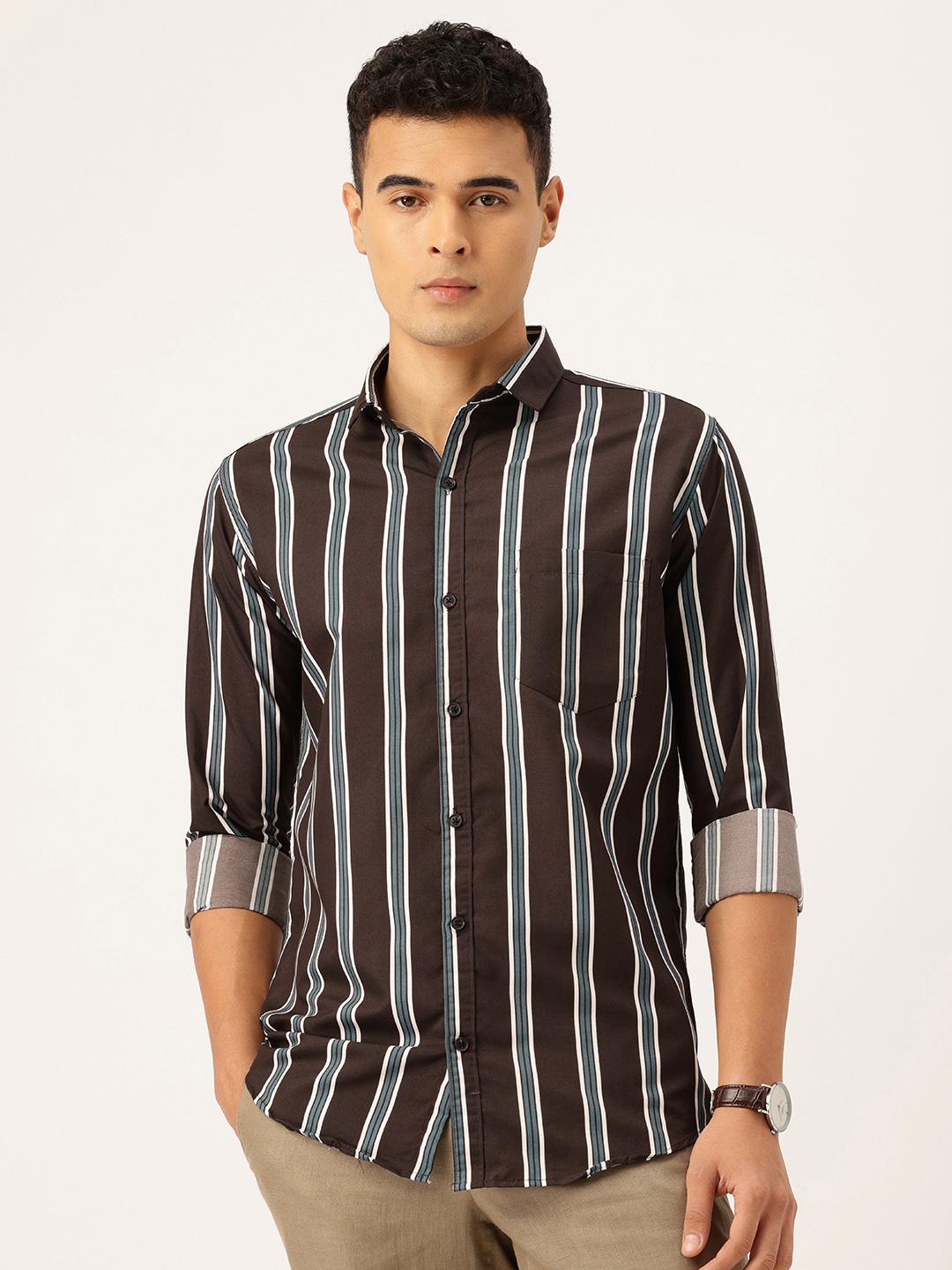 Buy FIFTY TWO Vertical Striped Casual Shirt - Shirts for Men 35718228 ...