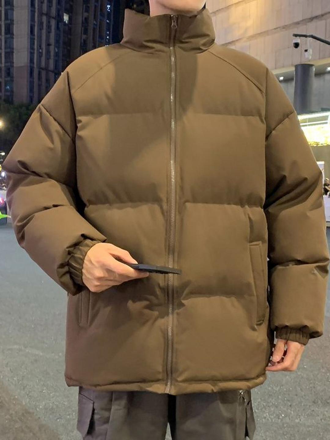 Buy StyleCast X Revolte Stand Collar Padded Jacket - Jackets for Men ...