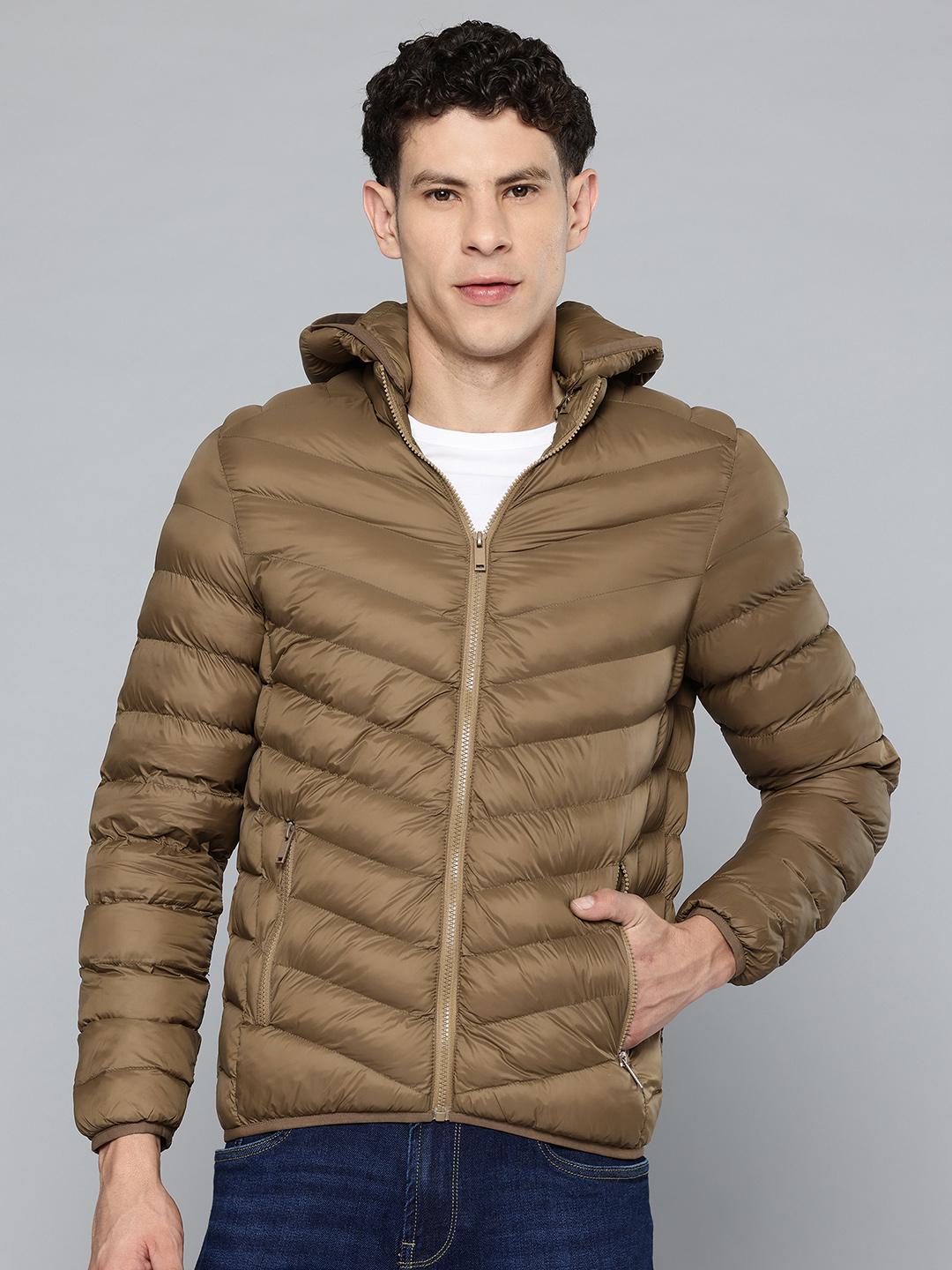 Buy Fort Collins Hooded Padded Jacket - Jackets for Men 36472446 | Myntra