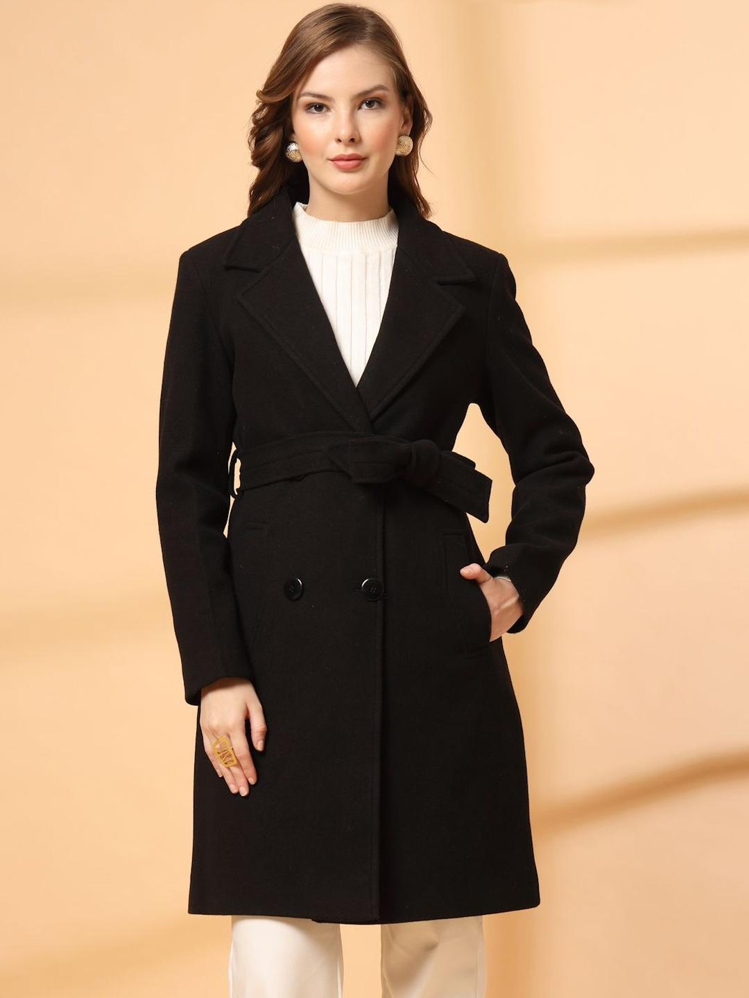 Buy Juelle Single Breasted Long Sleeves Overcoat - Coats for Women ...