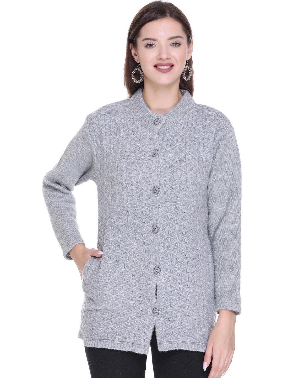 Buy BIWU Women Cable Knit Woollen Cardigan - Sweaters for Women ...