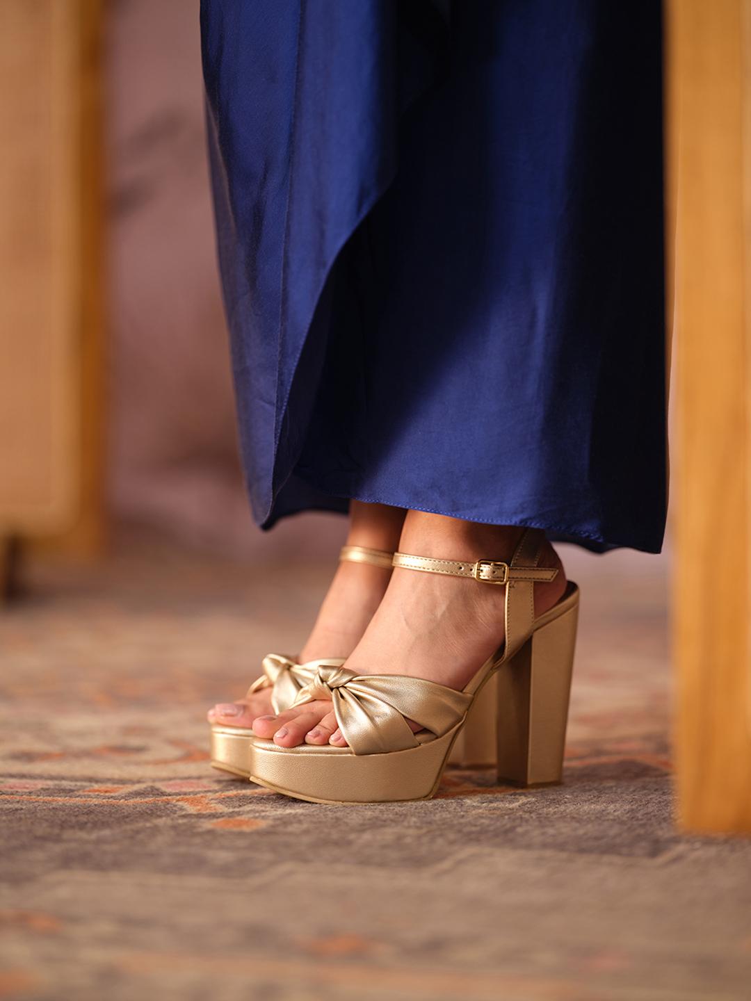 Buy ERIDANI Fyre Platform Heel Sandal - Heels for Women 36531172 | Myntra