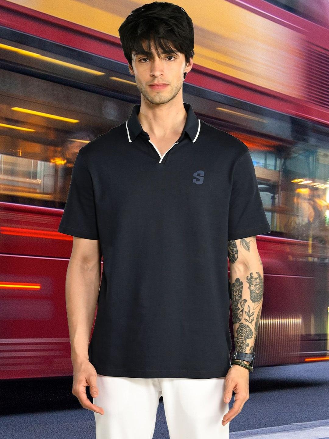 Buy Supa Men Brand Logo Polo Collar T Shirt - Tshirts for Men 37619143 ...