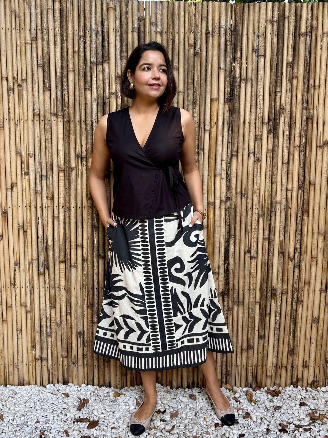 Buy Label Tanvee Cotton Wrap Top - Tops for Women 37628905 | Myntra