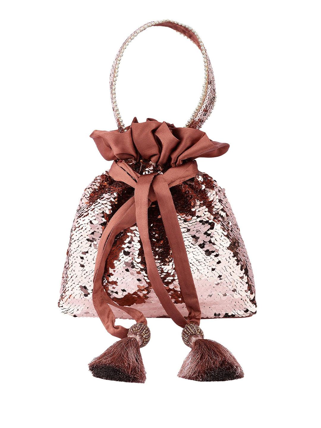 Buy MASQ Embellished Wrist Loop Potli Clutch - Clutches for Women ...