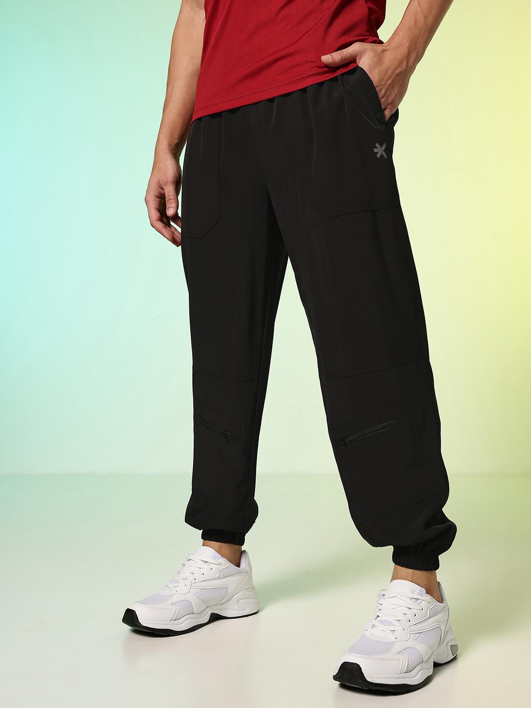 Buy HRX By Hrithik Roshan Men Cargo Style Running Track Pants - Track ...