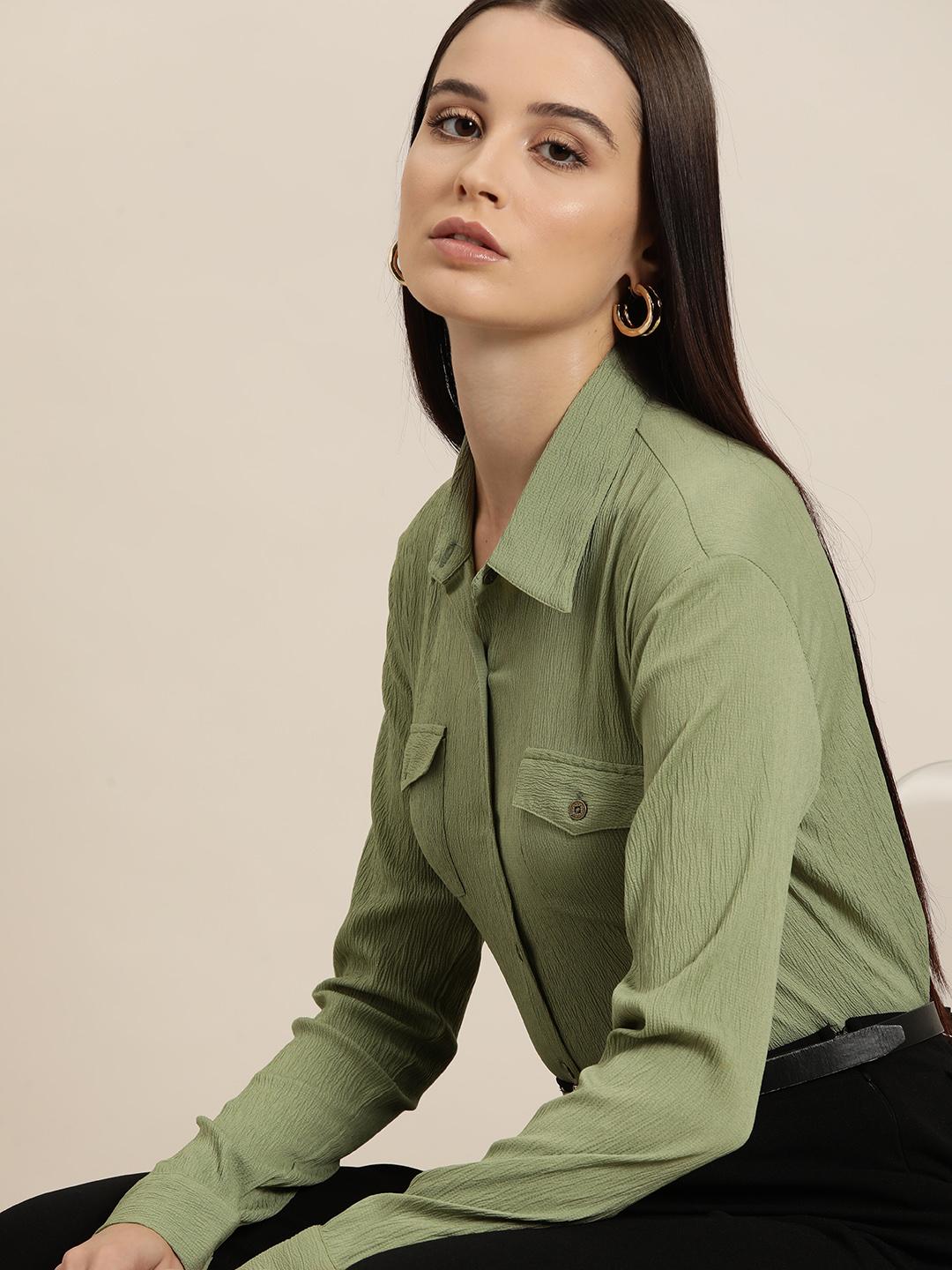 Buy All About You Formals Standard Opaque Formal Shirt - Shirts for ...