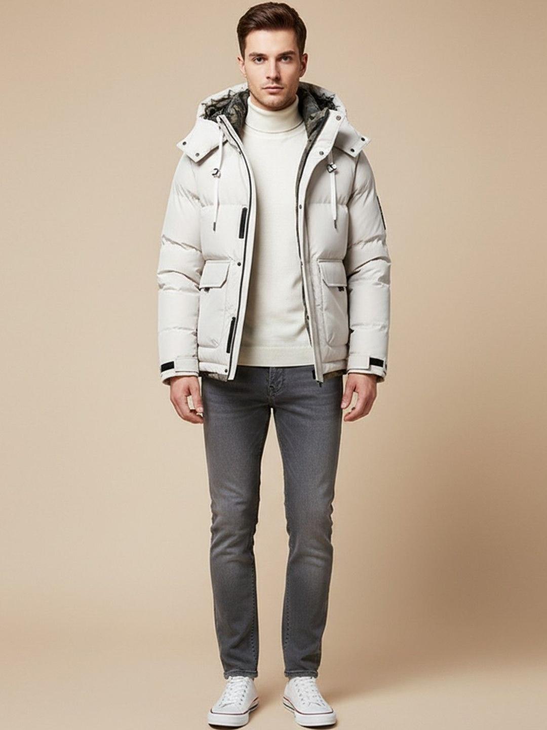 Buy Mast & Harbour Hooded Padded Jacket - Jackets for Men 37644090 | Myntra