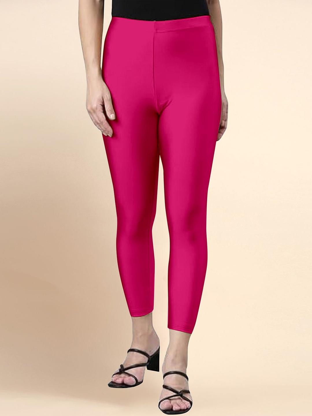 Buy Trendmalls Women's Microfiber Elastane Stretch Soft Leggings With ...
