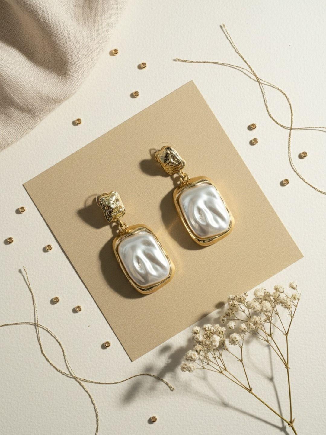 Buy Krelin Geometric Drop Earrings - Earrings for Women 37680987 | Myntra