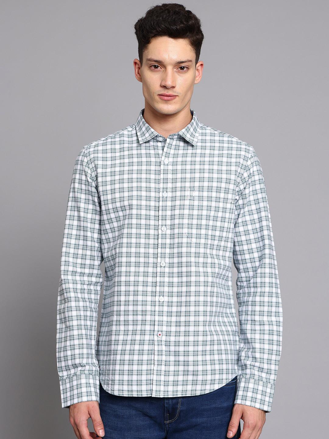 Buy TRIGGER Men Slim Fit Checked Casual Shirt - Shirts for Men 37679440 ...