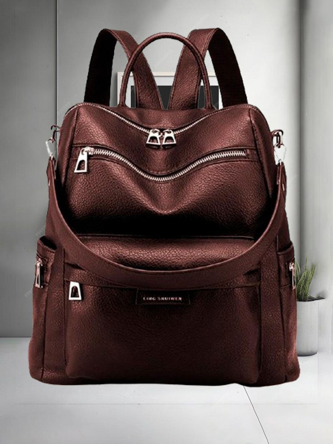 Buy Truearch Women Textured Sternum Strap Backpack - Backpacks for ...