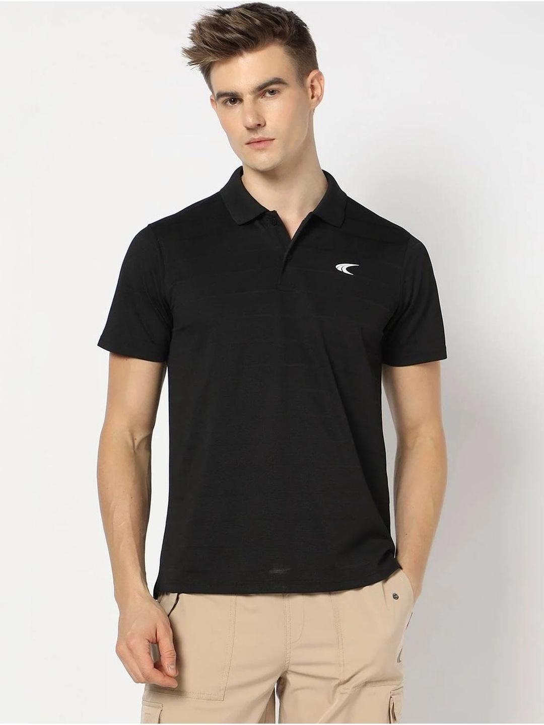 Buy Performax Men Brand Logo Printed Polo Collar T Shirt - Tshirts for ...