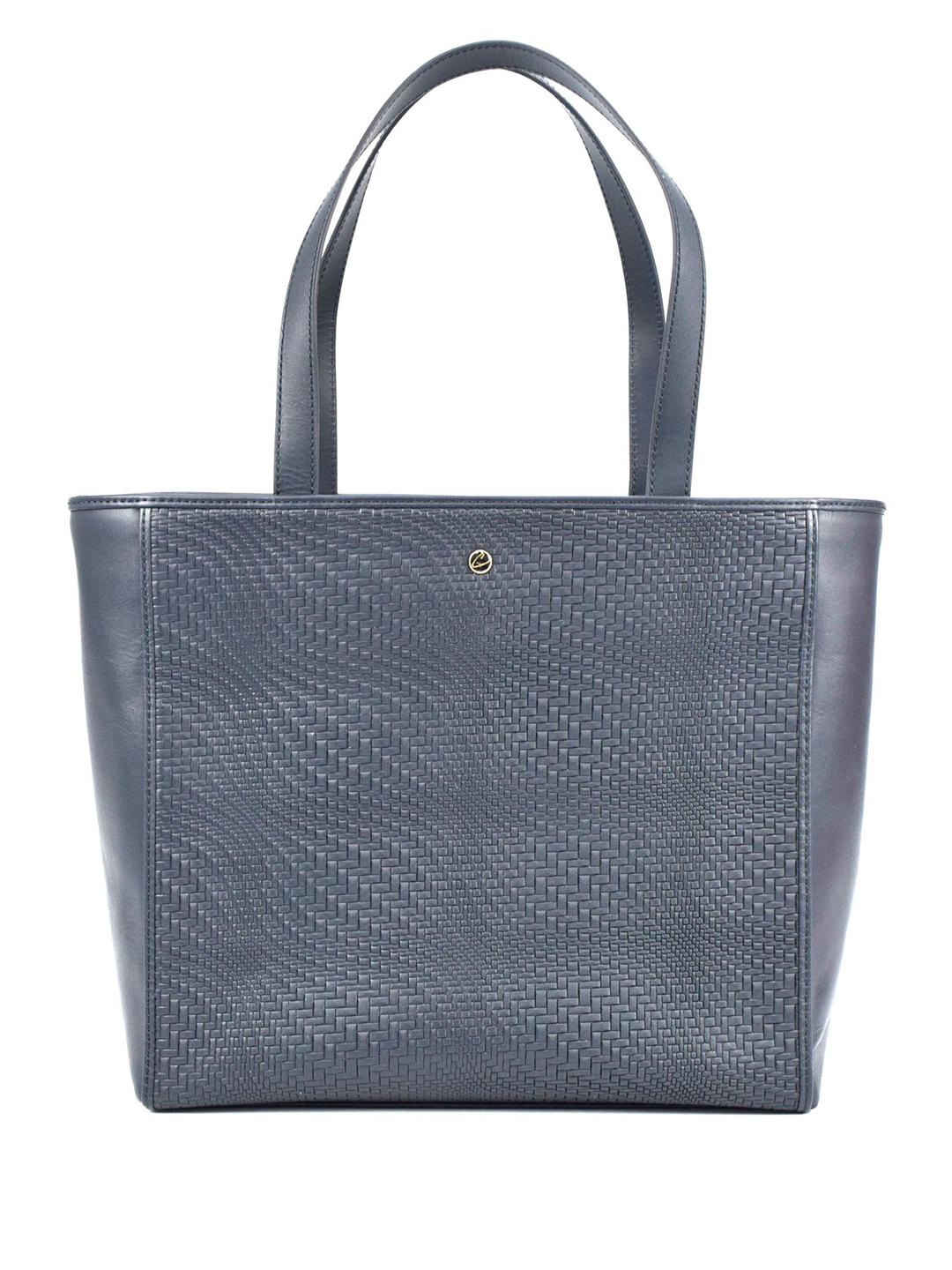 Buy El'Curio Fabienne Women Textured Leather Oversized Structured ...