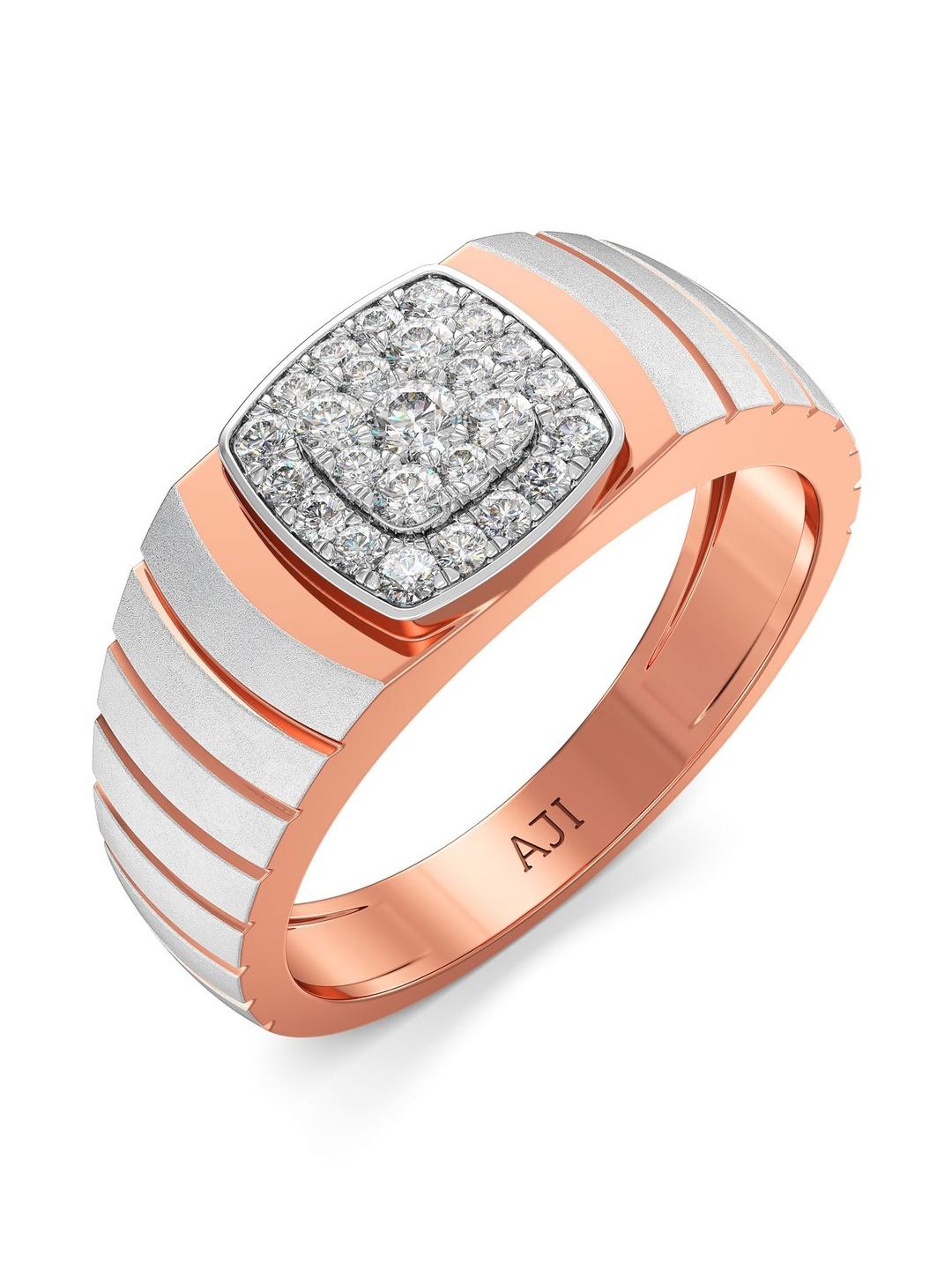 Buy Joyalukkas Men 18KT Gold Enchanting Styled Ring 5.978 G - Ring ...