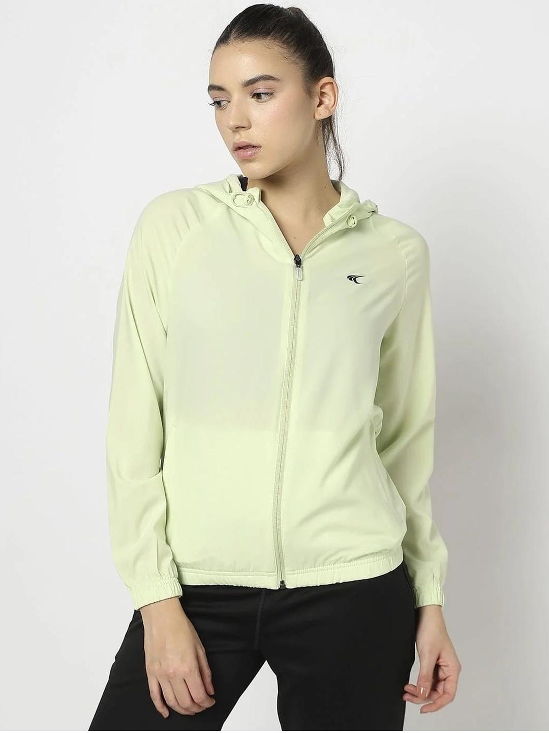 Buy Performax Women Brand Logo Hooded Long Sleeves Training Or Gym ...