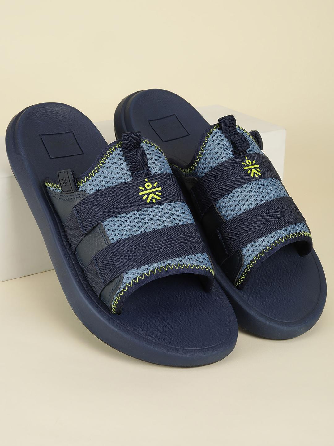 Buy CULT Men Koios Sliders Navy - Flip Flops for Men 34672416 | Myntra