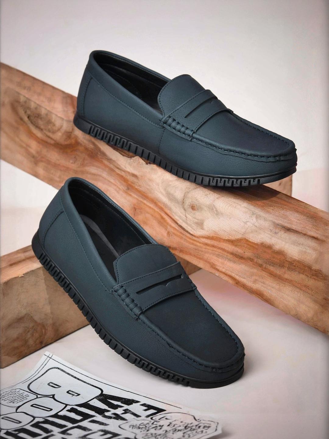 Buy CLOG LONDON Men Round Toe Comfort Insole Penny Loafers - Casual ...