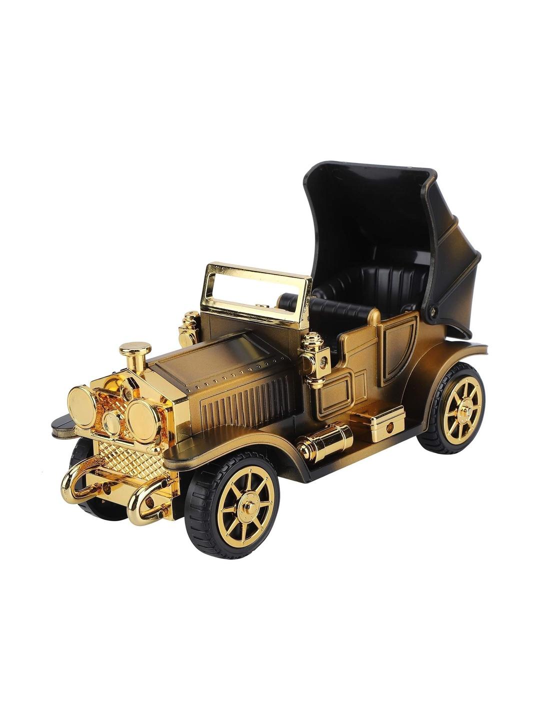 Buy AUGEN Brown & Gold Toned Vintage Car Showpiece - Showpieces for ...