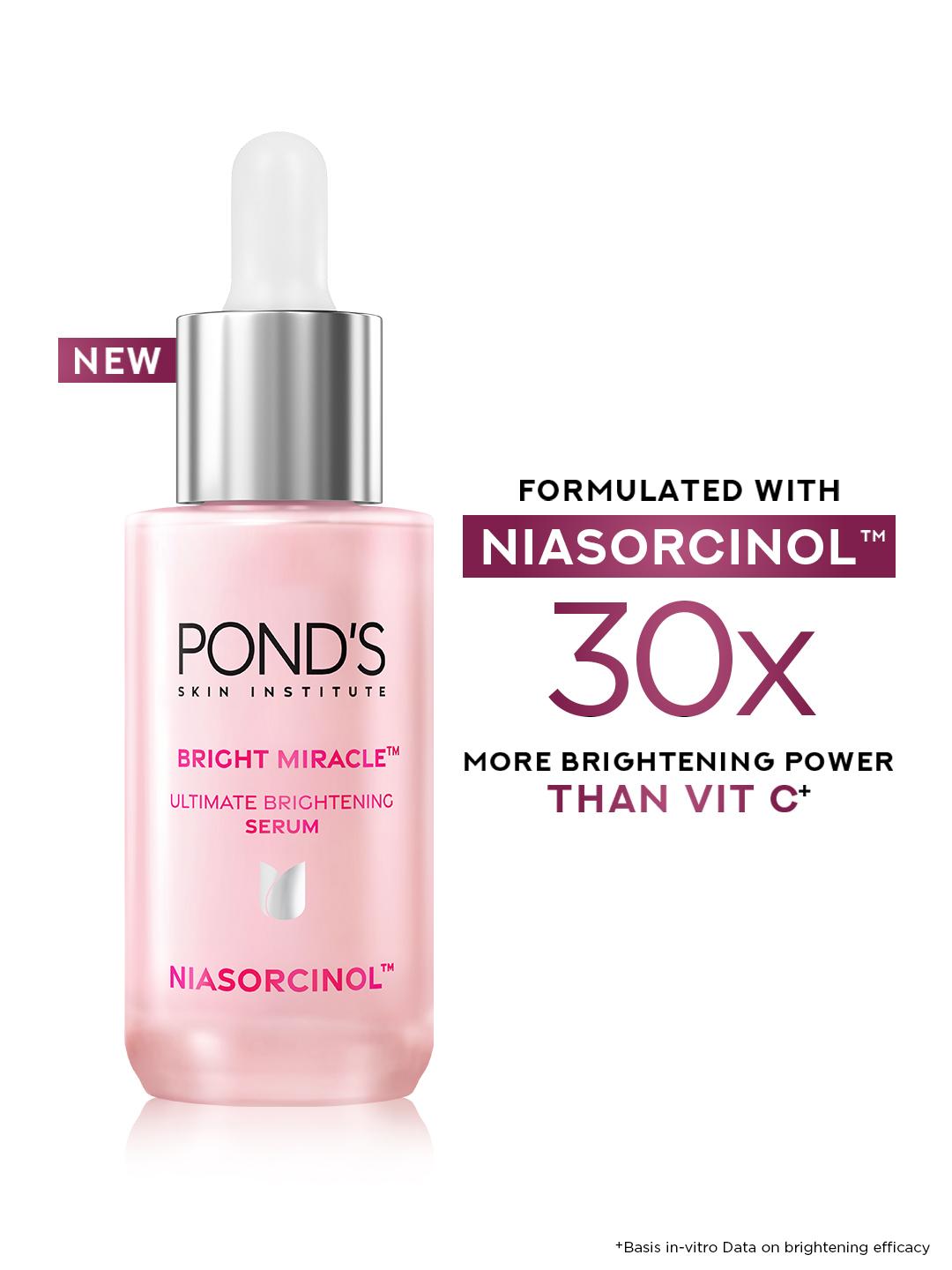 Buy Ponds Bright Miracle Ultimate Brightening Serum With Niasorcinol ...