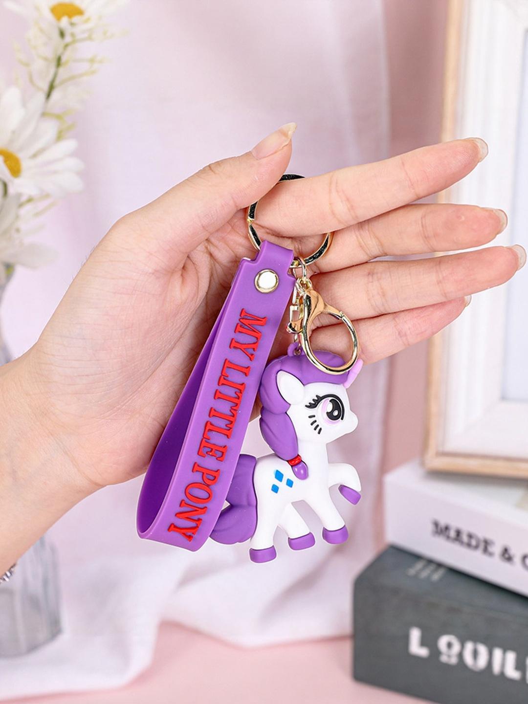Buy DEALSEVEN FASHION Cute 3D Cartoon Little Pony Key Chain - Key Chain ...