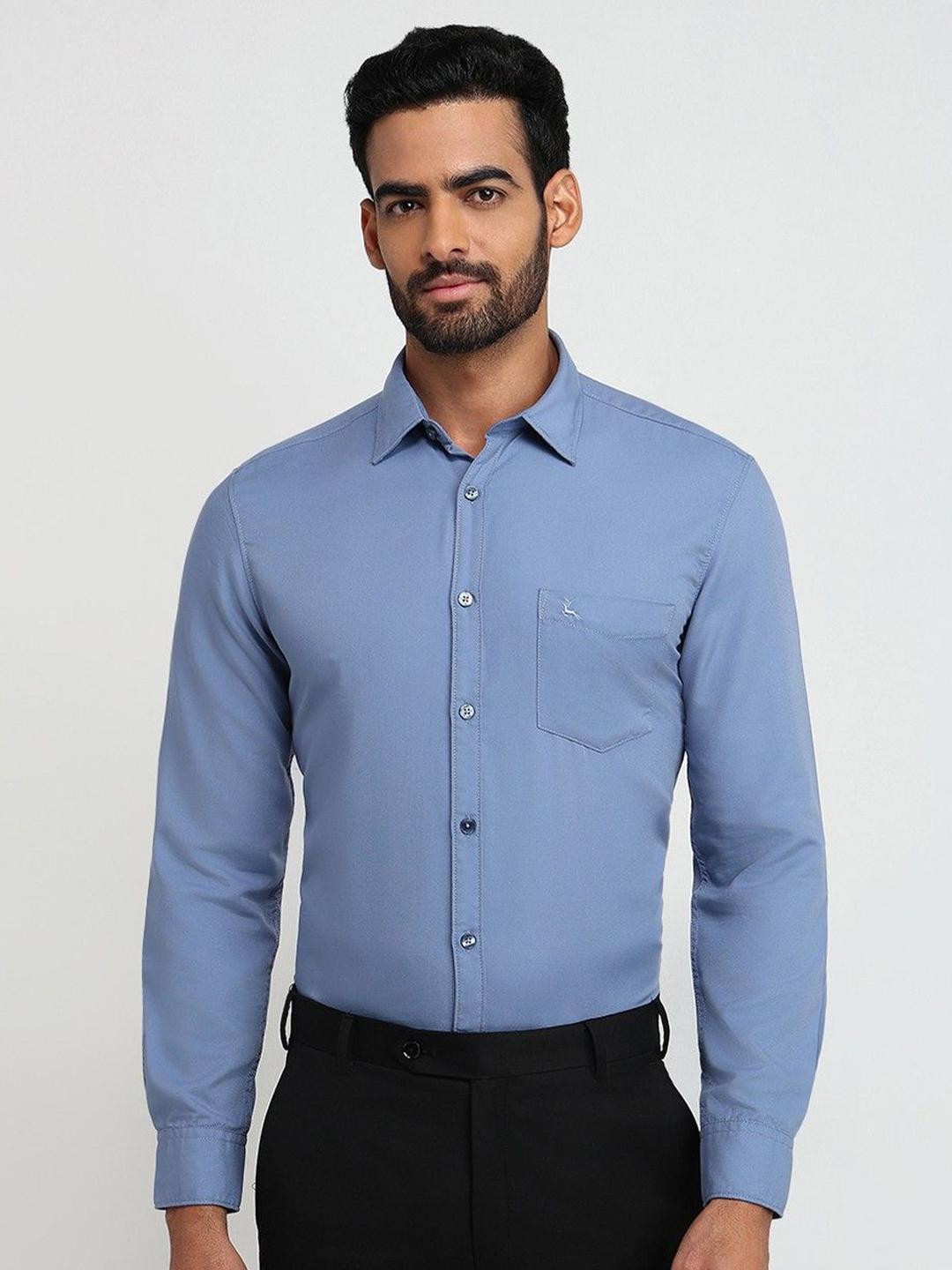 Buy Parx Men Classic Slim Fit Formal Shirt - Shirts for Men 37410431 ...