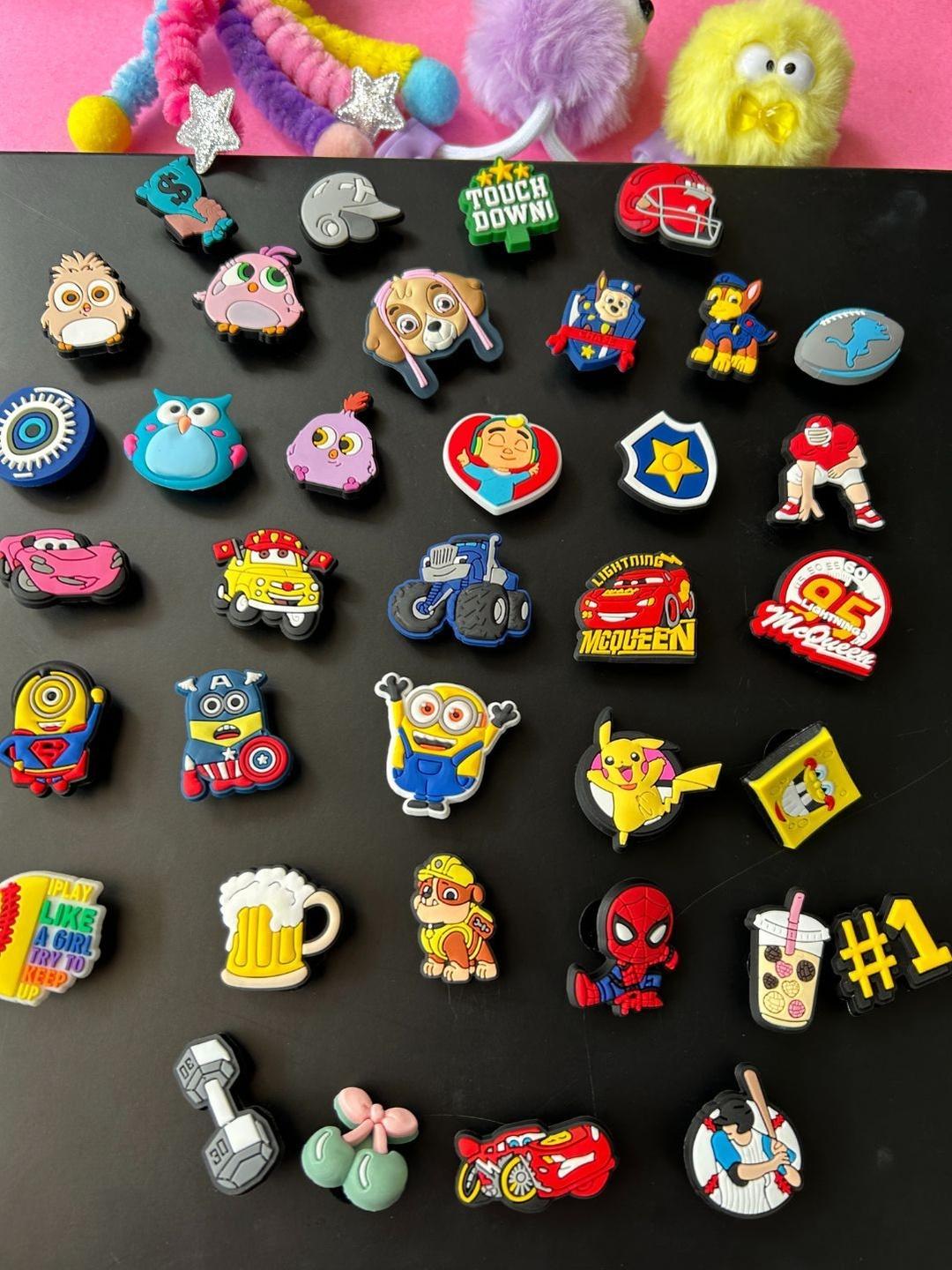 Buy Pack Of 36 Multicolored 2D Shoe Charms - Charms for Unisex 37401907 ...
