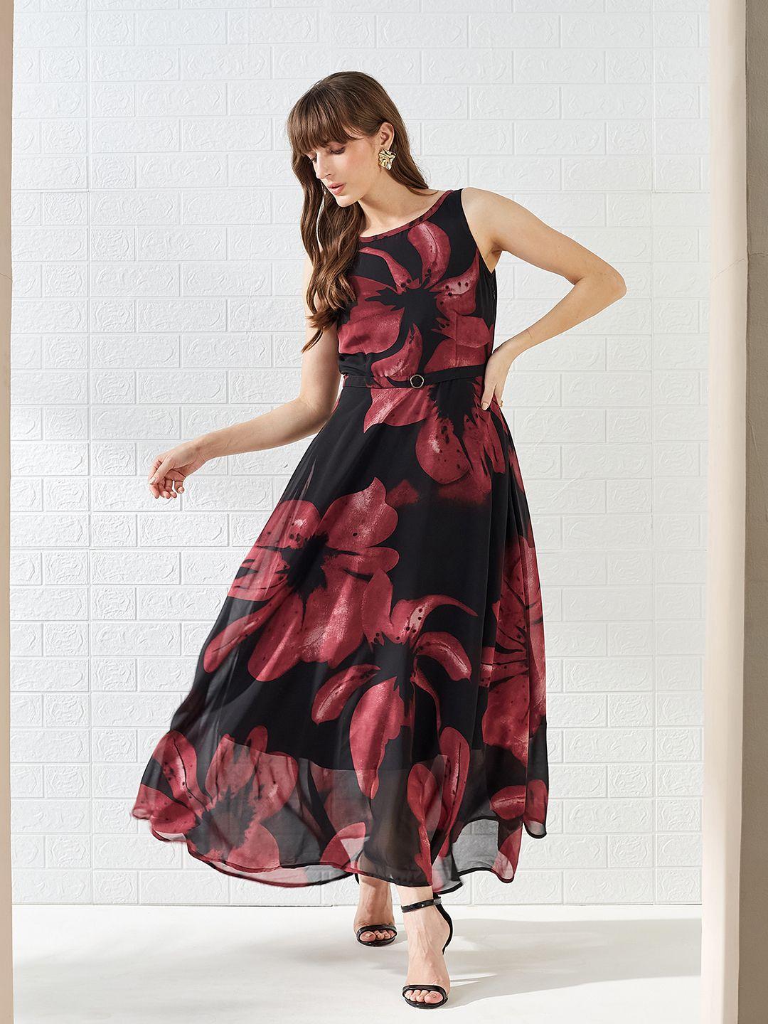 Buy Latin Quarters Floral Print A Line Maxi Dress - Dresses for Women ...