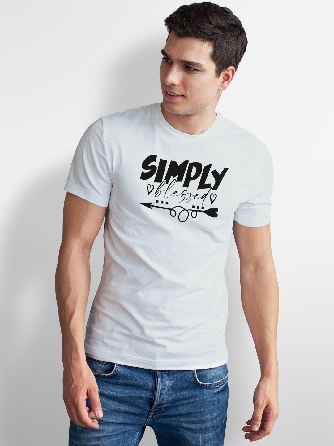 Buy Seekbuylove Men Typography Printed Bio Finish T Shirt - Tshirts for ...