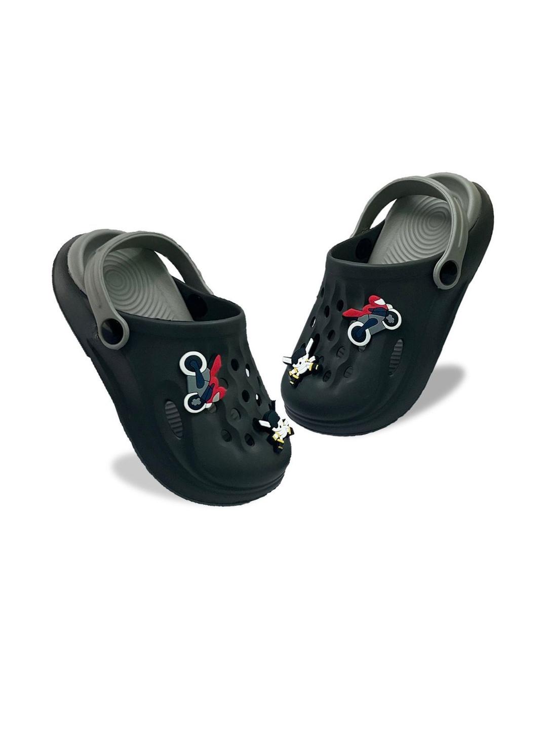 Buy INDUS CLOUD Unisex Black Kids Clogs - Flip Flops for Unisex Kids ...